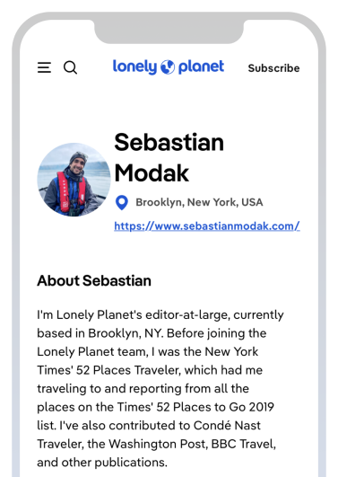 Sebastian's Travel Newsletter: Lonely Planet - Lonely Planet